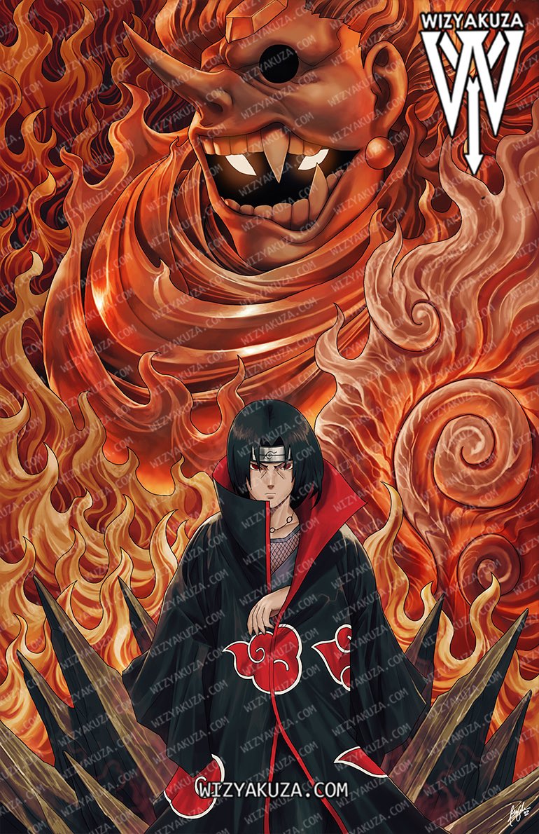 Madara Uchiha Susanoo Perfect Form Red