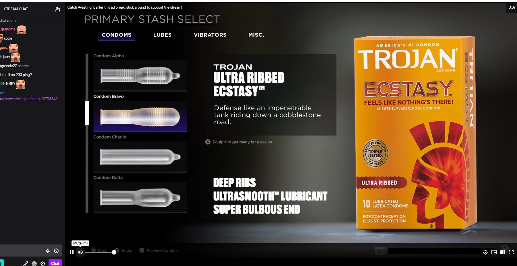 Trojan Condoms Advert