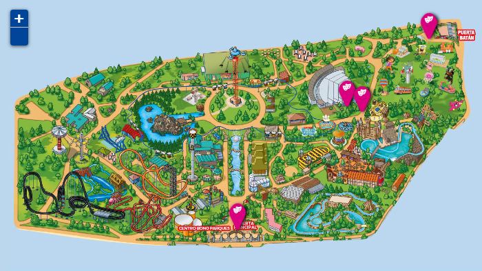 Nickelodeon Land Map