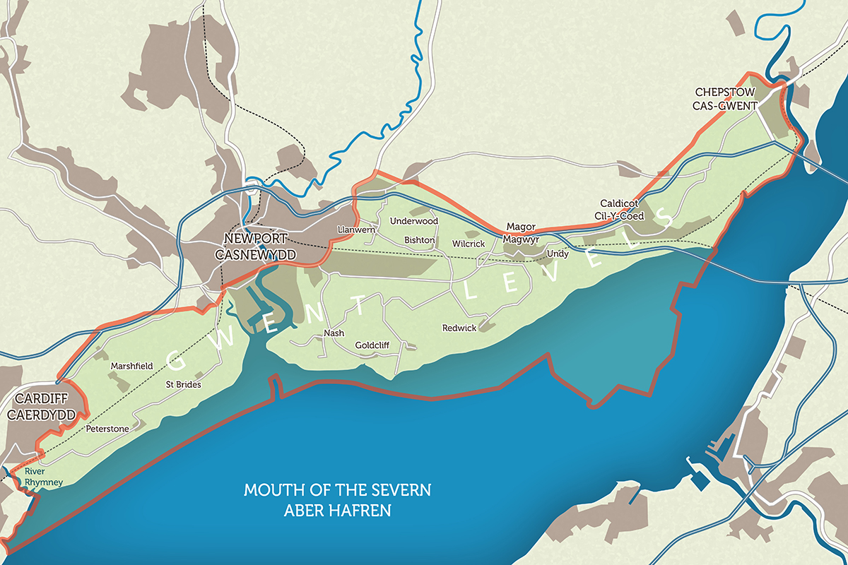 Thread by @OwsWills, Between the cities of Cardiff and Newport lies a ...