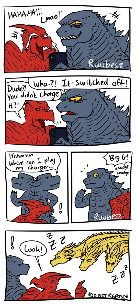 「Now introducing: King Ghidorah X-charger! A portable charger」Ruubesz ...