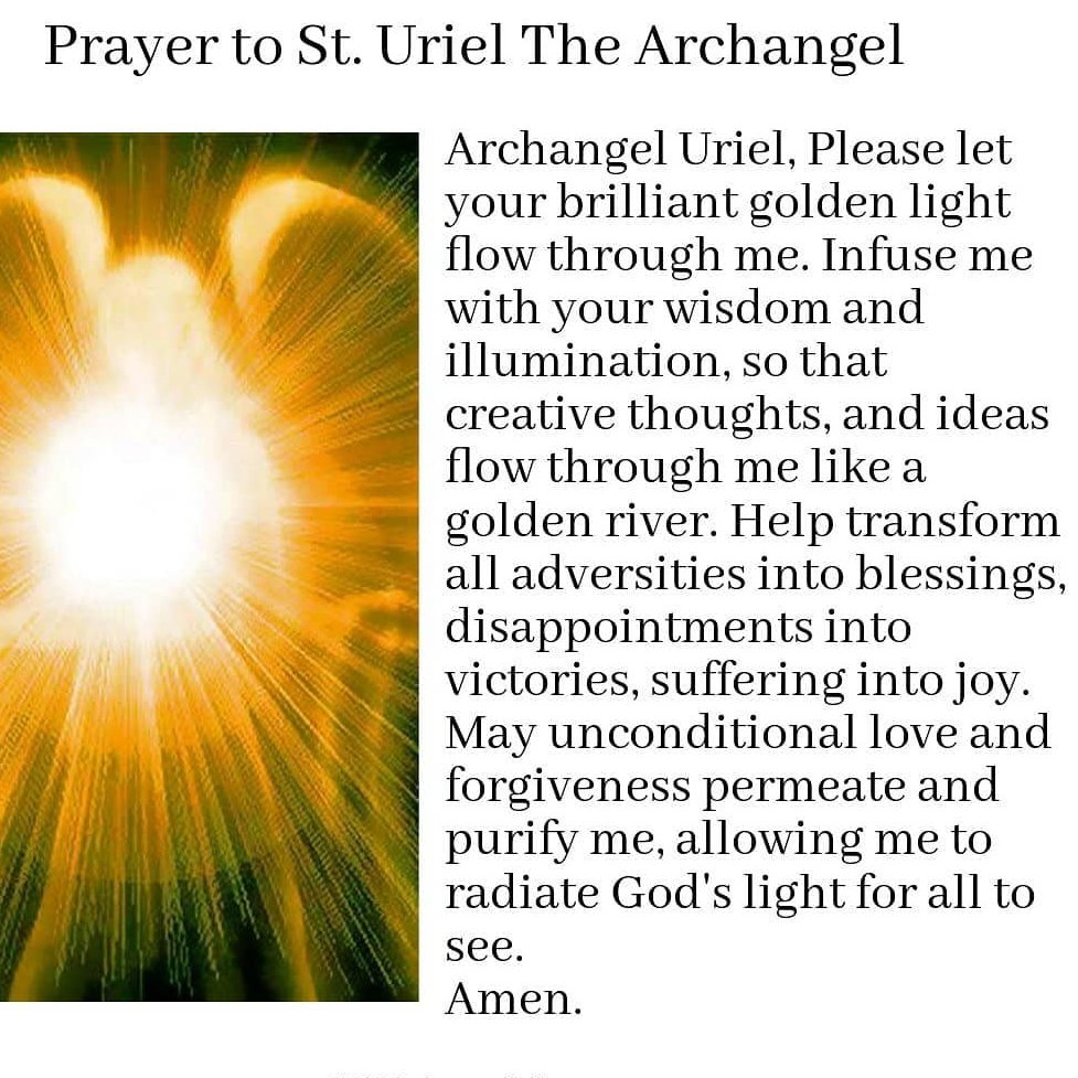 Archangel Uriel Prayer