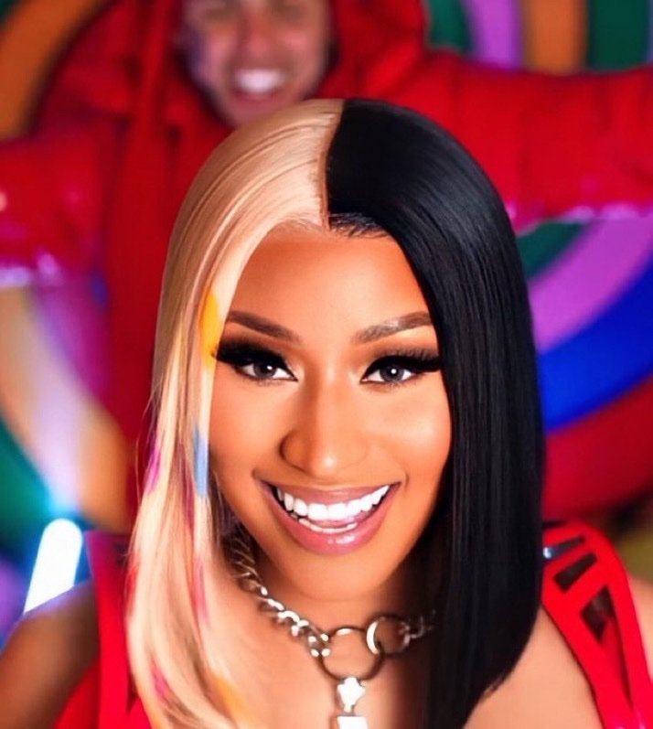 Nicki Minaj With White Hair