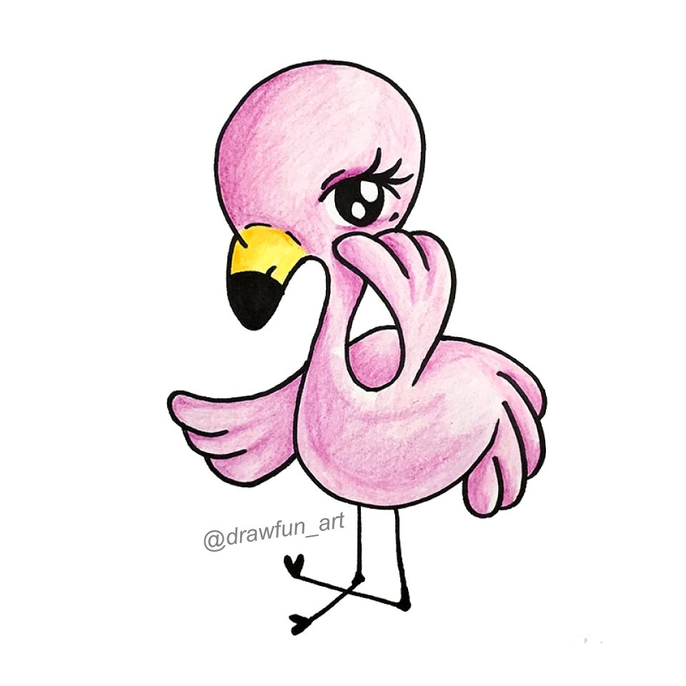 Fun 2 Draw Flamingo