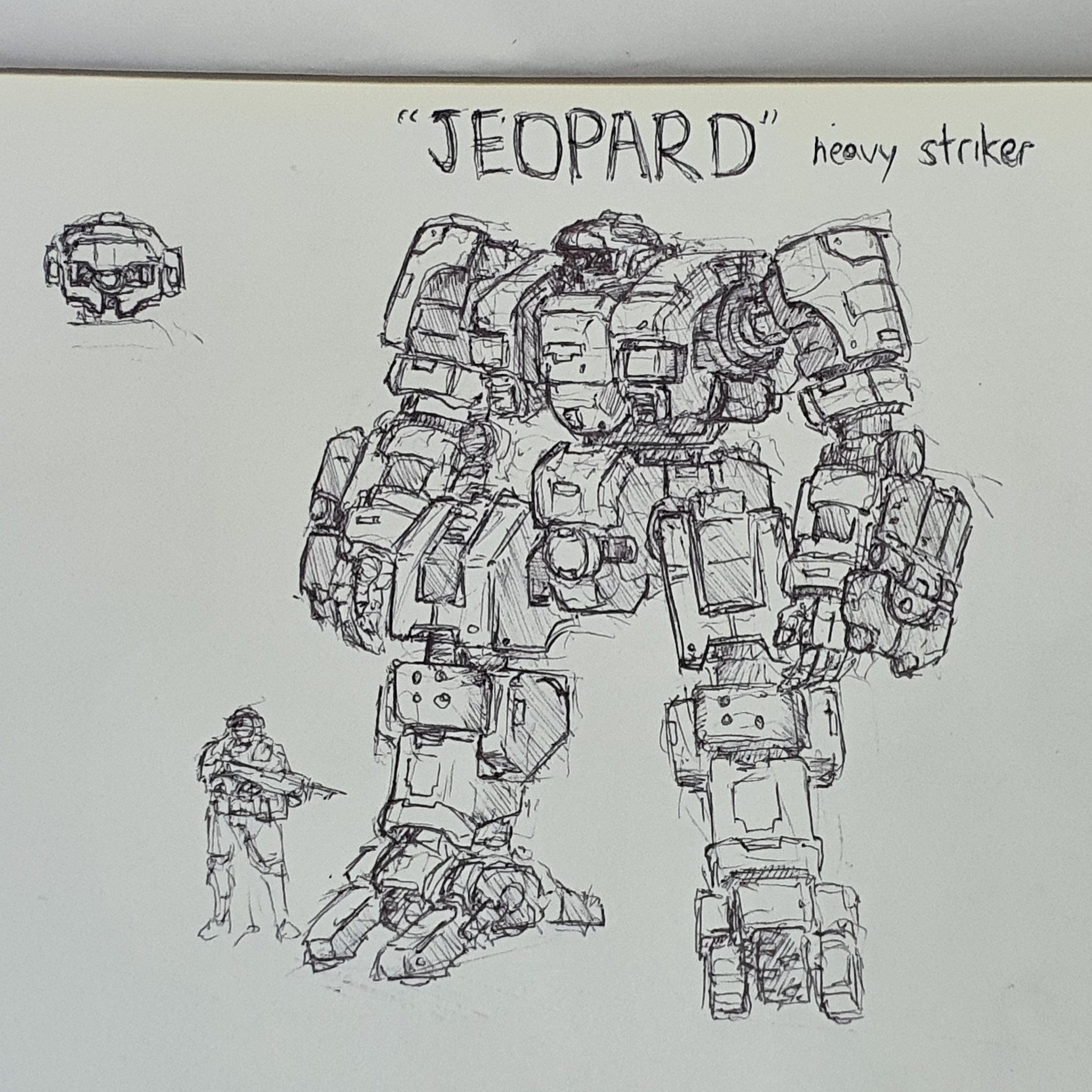 Starcraft 2 Thor Drawing