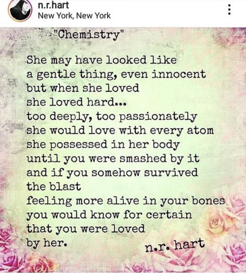 Chemistry Love Poems