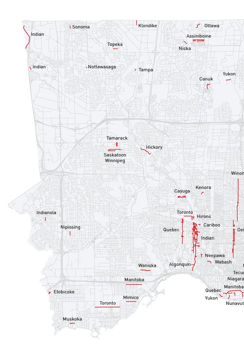 toronto streets names