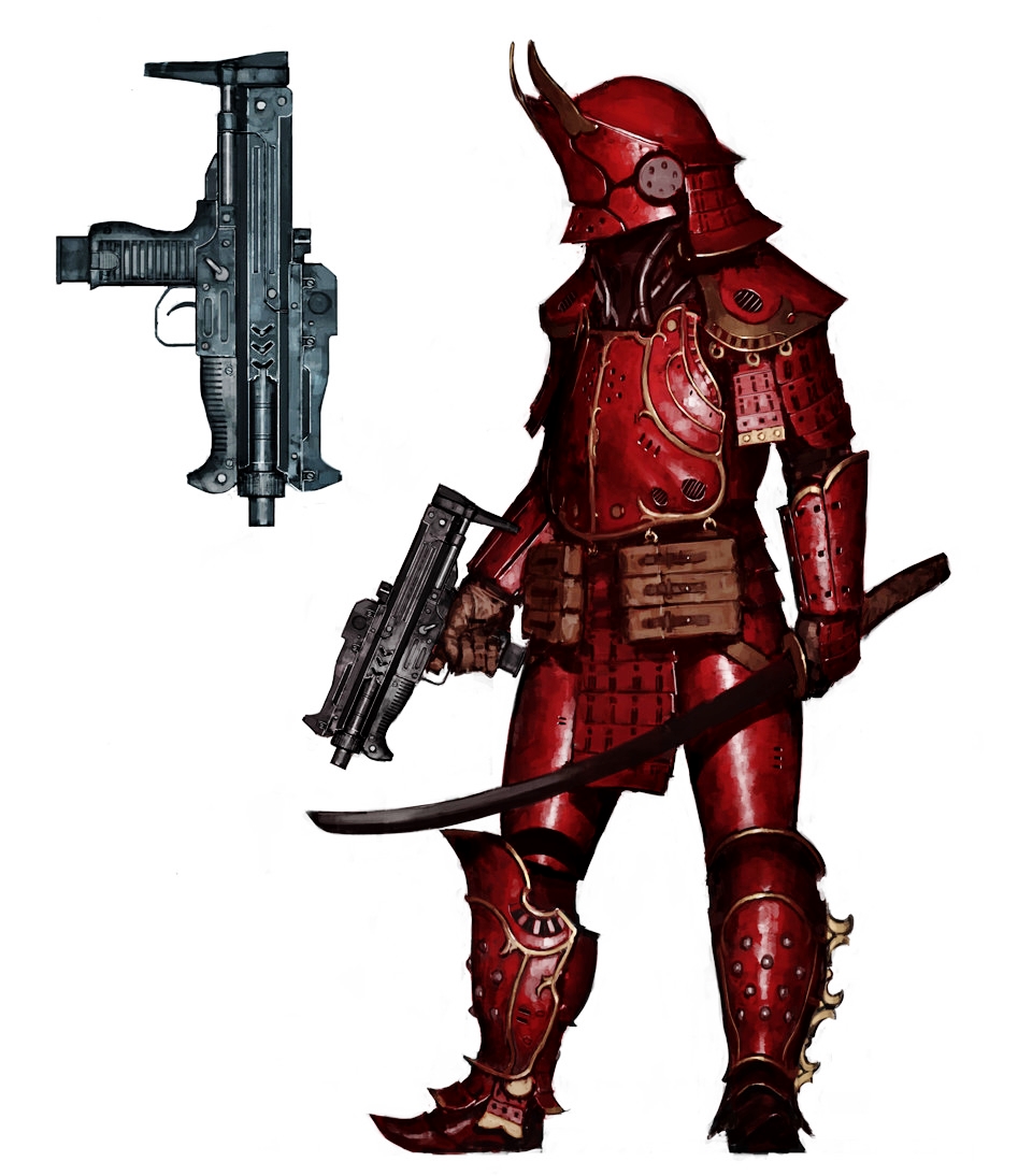 Future Samurai Concept Art
