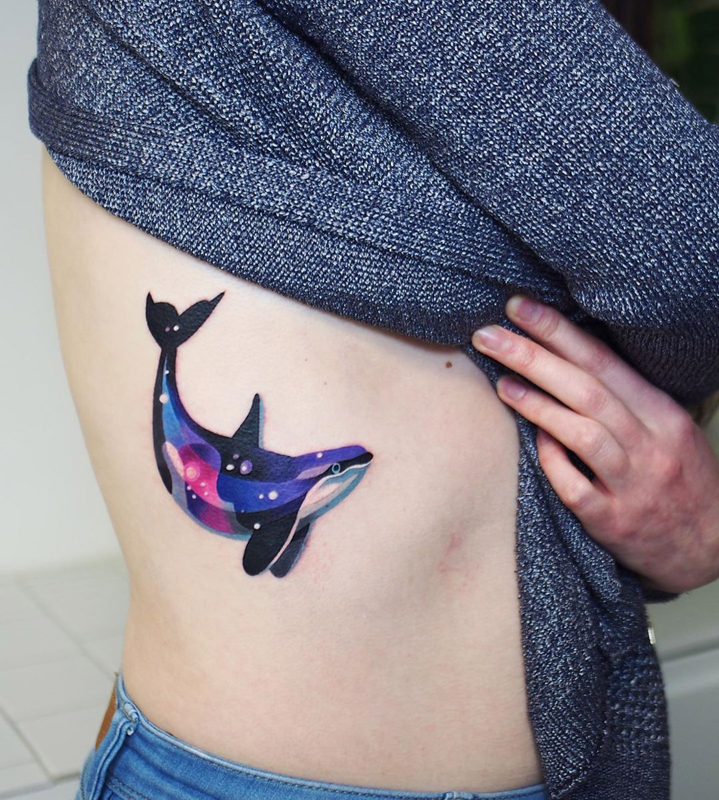 Orca Tattoo Simple