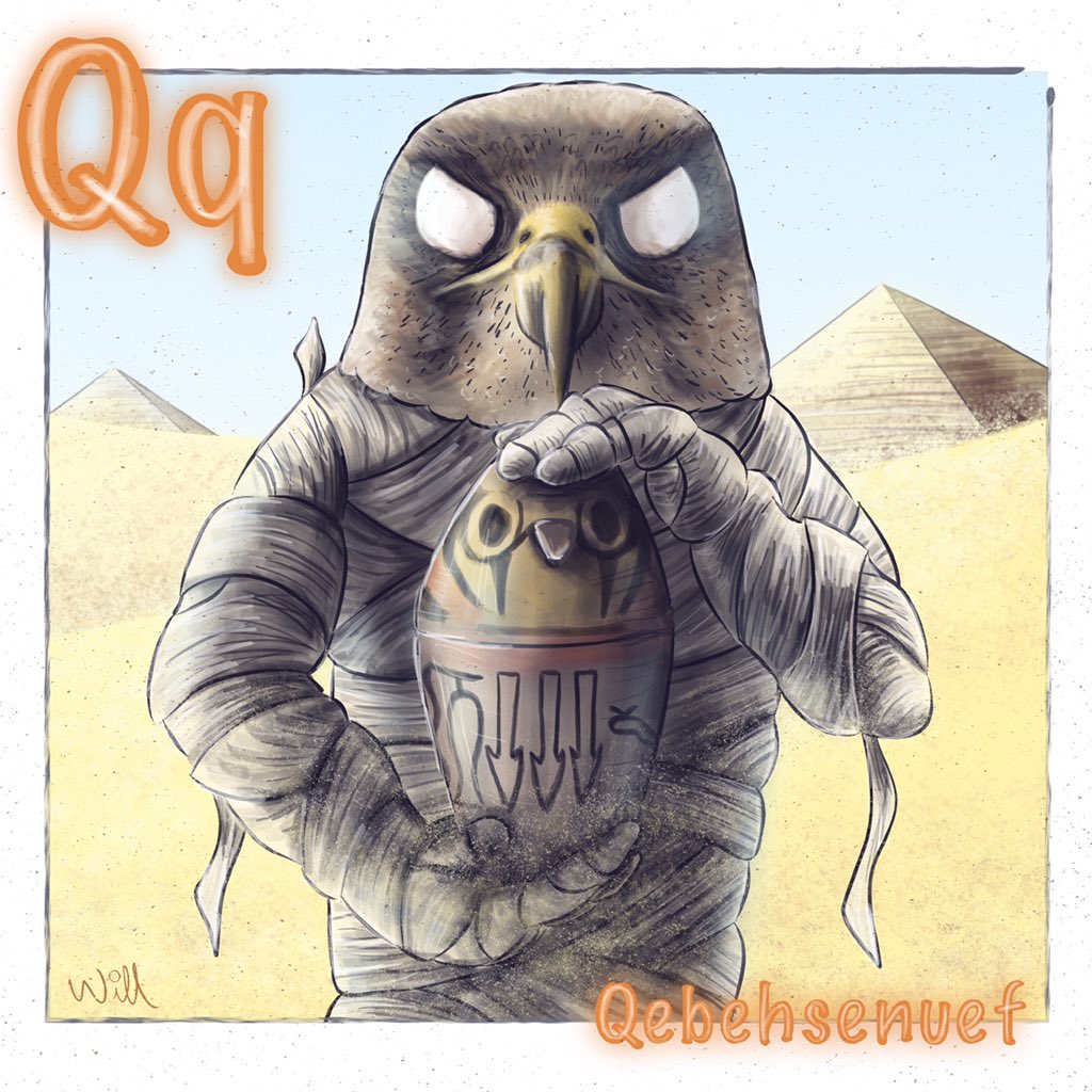 Qebehsenuef Egyptian God