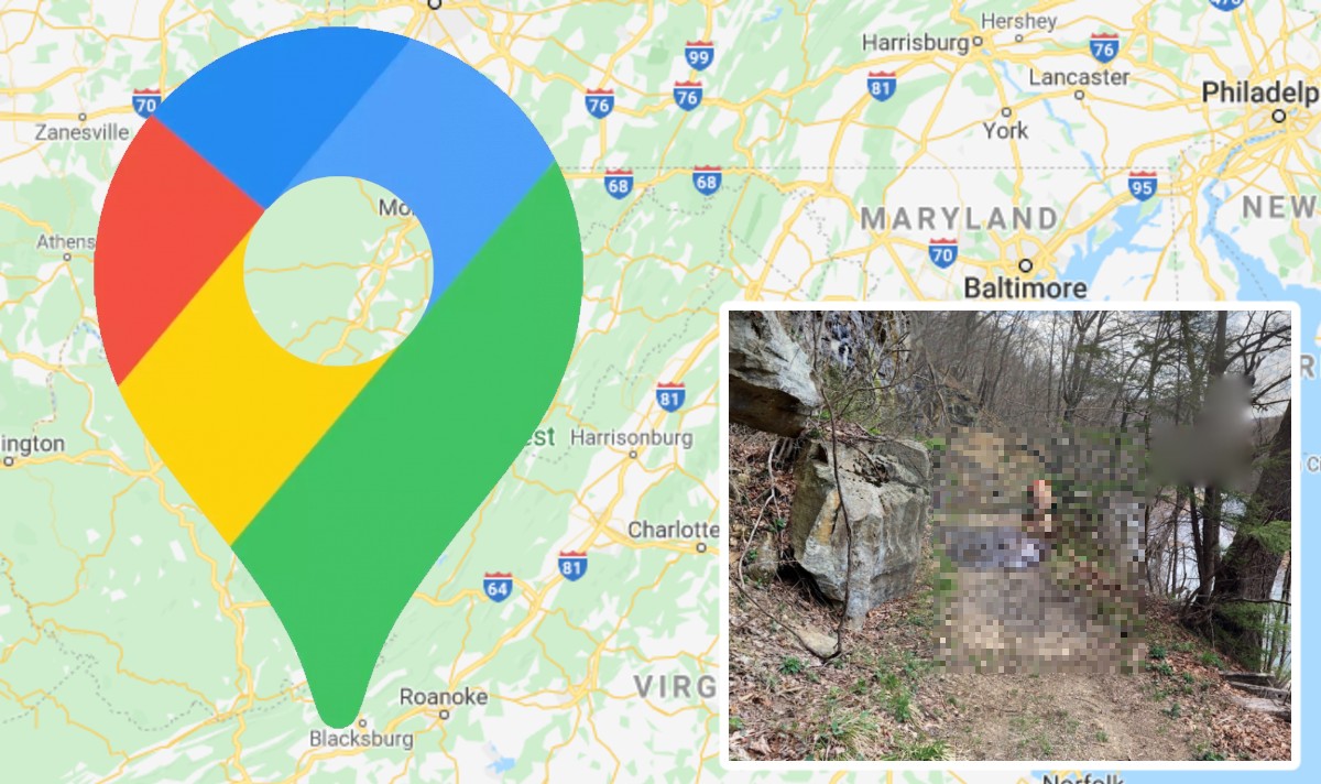 ‘Cursed’ woman’s head horrifies in creepy Google Maps Street View photo ...