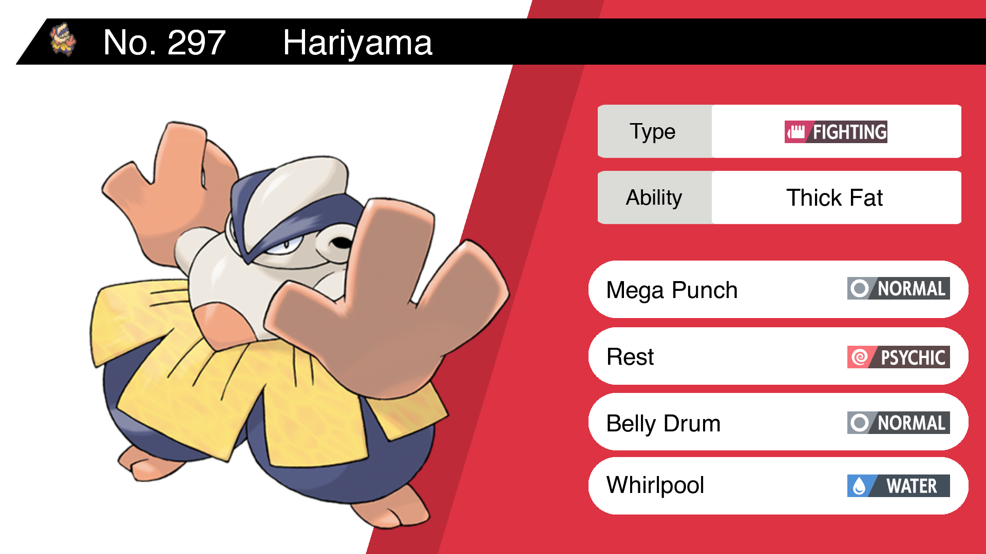 Hariyama Mega Evolution