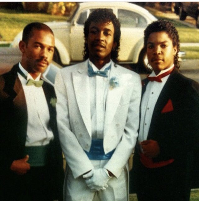 Prom Night 1987. Greenfield, K-Dee & me. Had to take my X- girlfriend ...