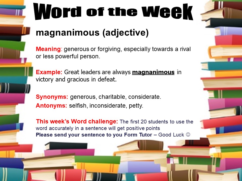 Examples Of Magnanimity