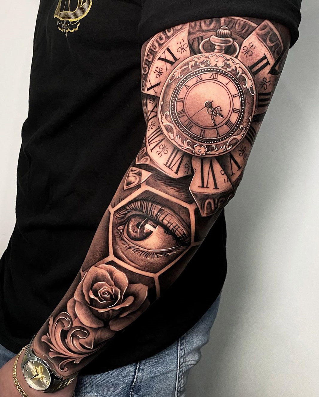 Time Sleeve Tattoos