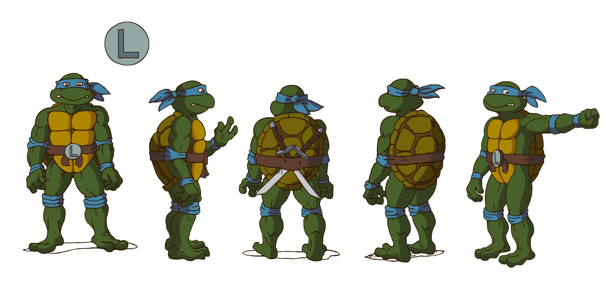 Tmnt Model Sheet Character 1 Model Sheet By KevinTrentin On Newgrounds