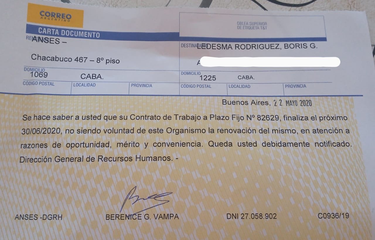 Introducir 44 Imagen Modelo De Carta Documento De Despido Abzlocal Mx