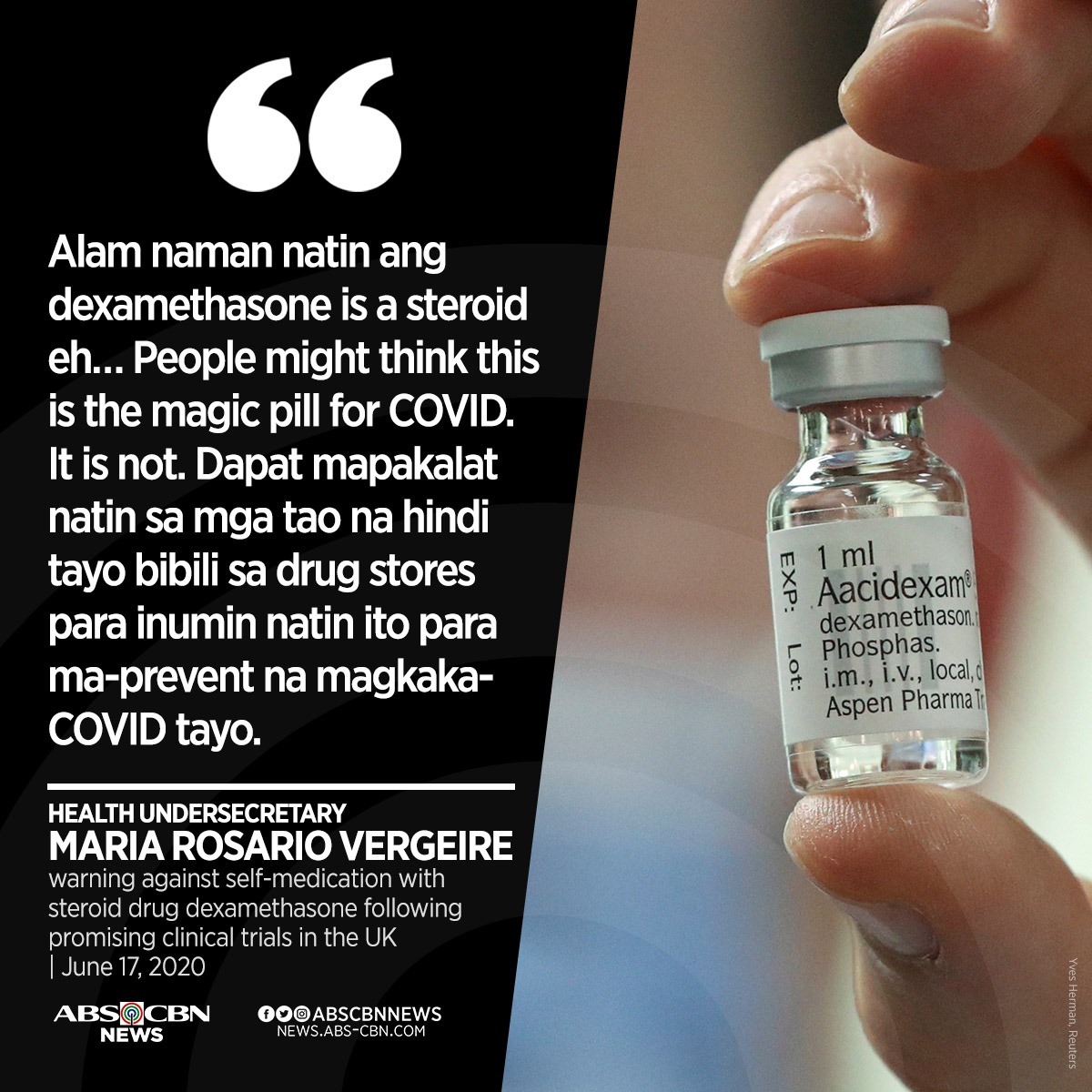 This is not "magic pill" vs COVID19, DOH said as it reminded Filipinos ...