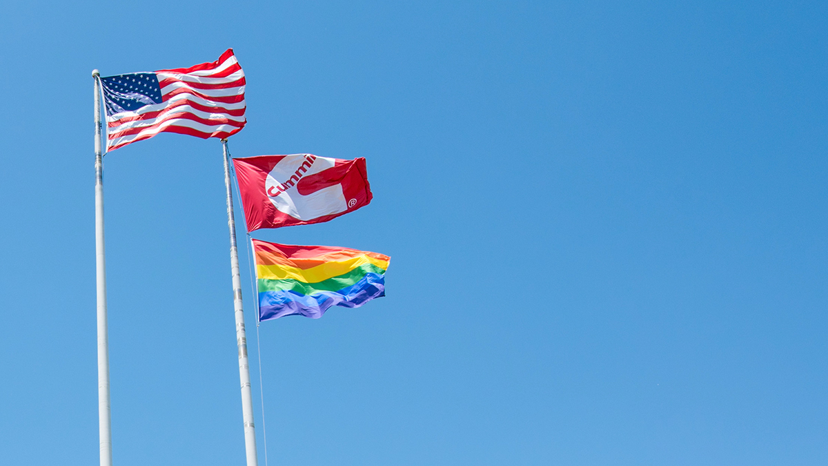 Cummins Logo Rebel Flag