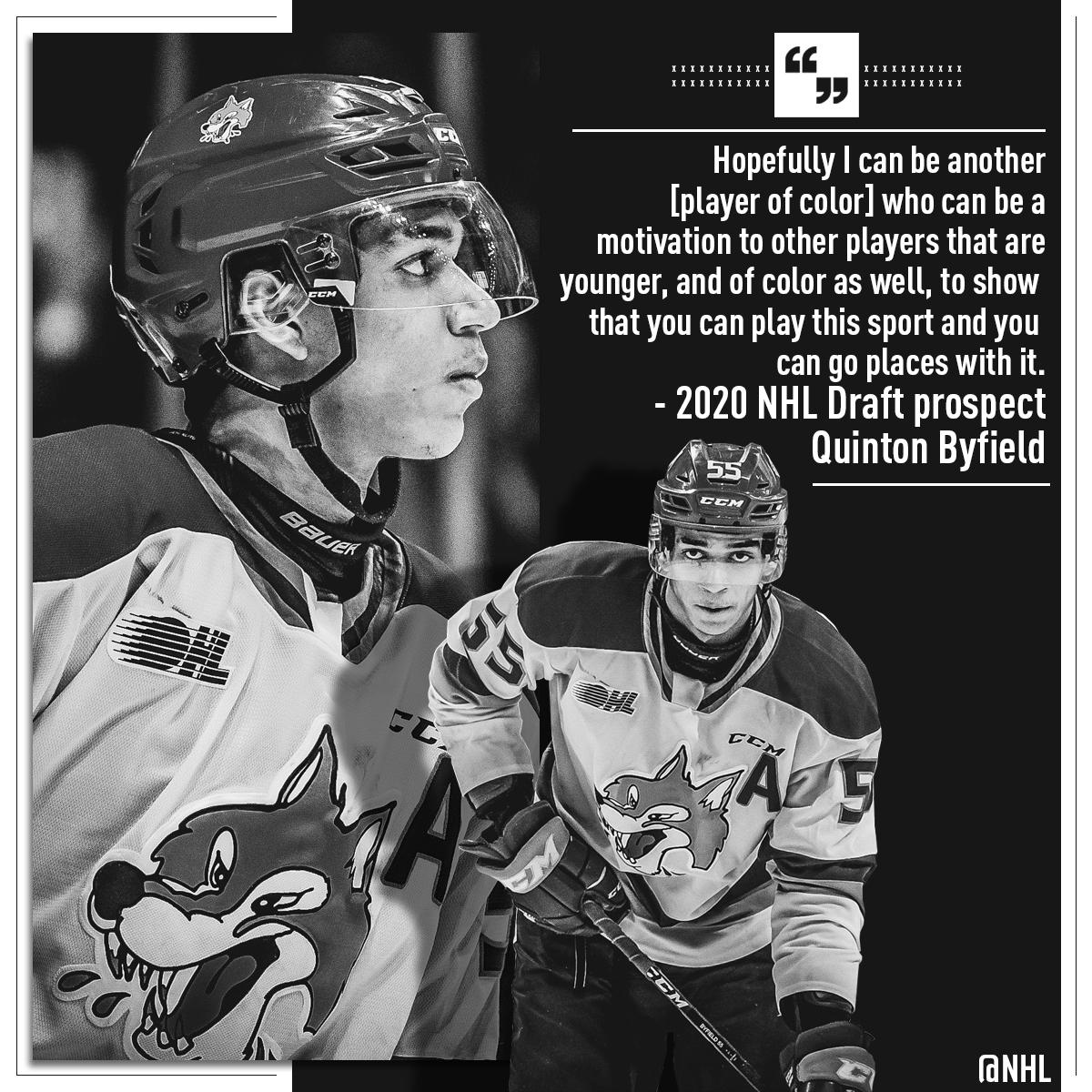 2020 NHLDraft prospect Quinton Byfield (byfield55) hopes to serve as a ...