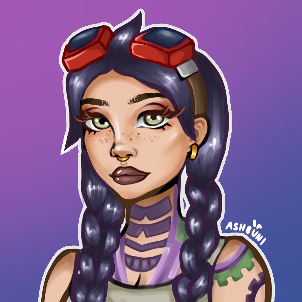 「Jules Fortnite skin fanart ️ Took 1 ho」|ashlyneのイラスト