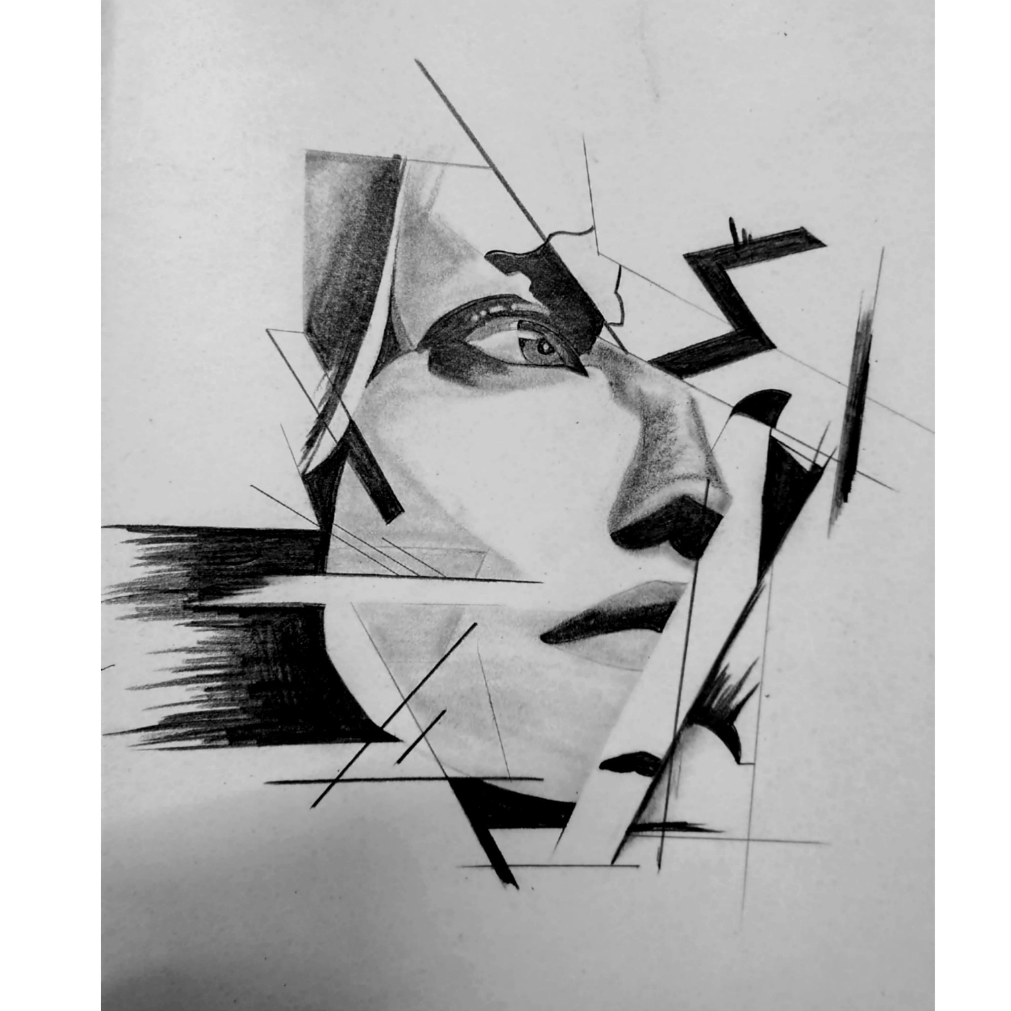Abstract Pencil Drawing
