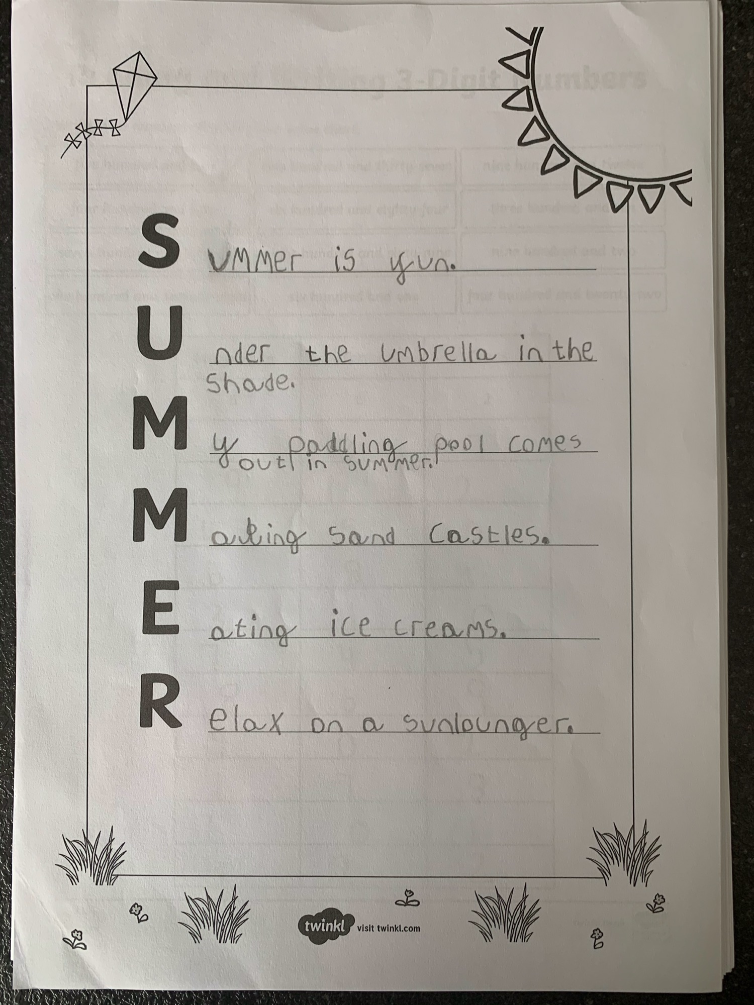 Imagery Poems About Summer