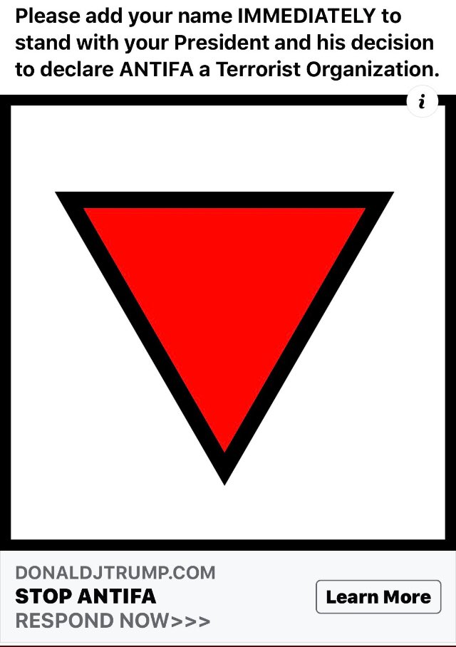 Cooper on Twitter: "The red triangle was a Nazi concentration camp ...