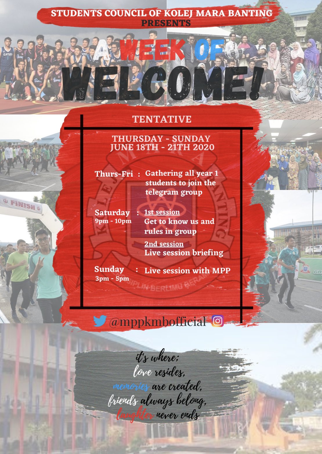 Kolej Mara Banting Logo Mini Karnival Aspirasi Keluarga Malaysia