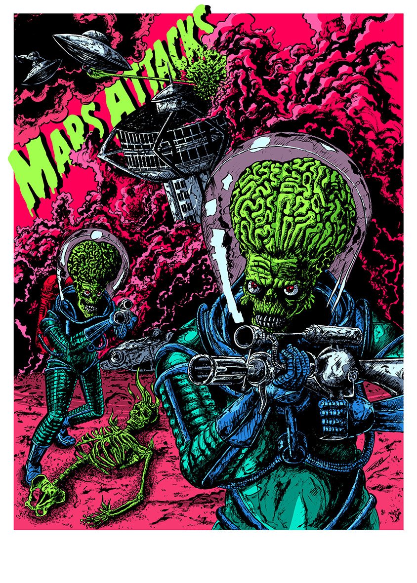 Mars Attacks Movie Poster