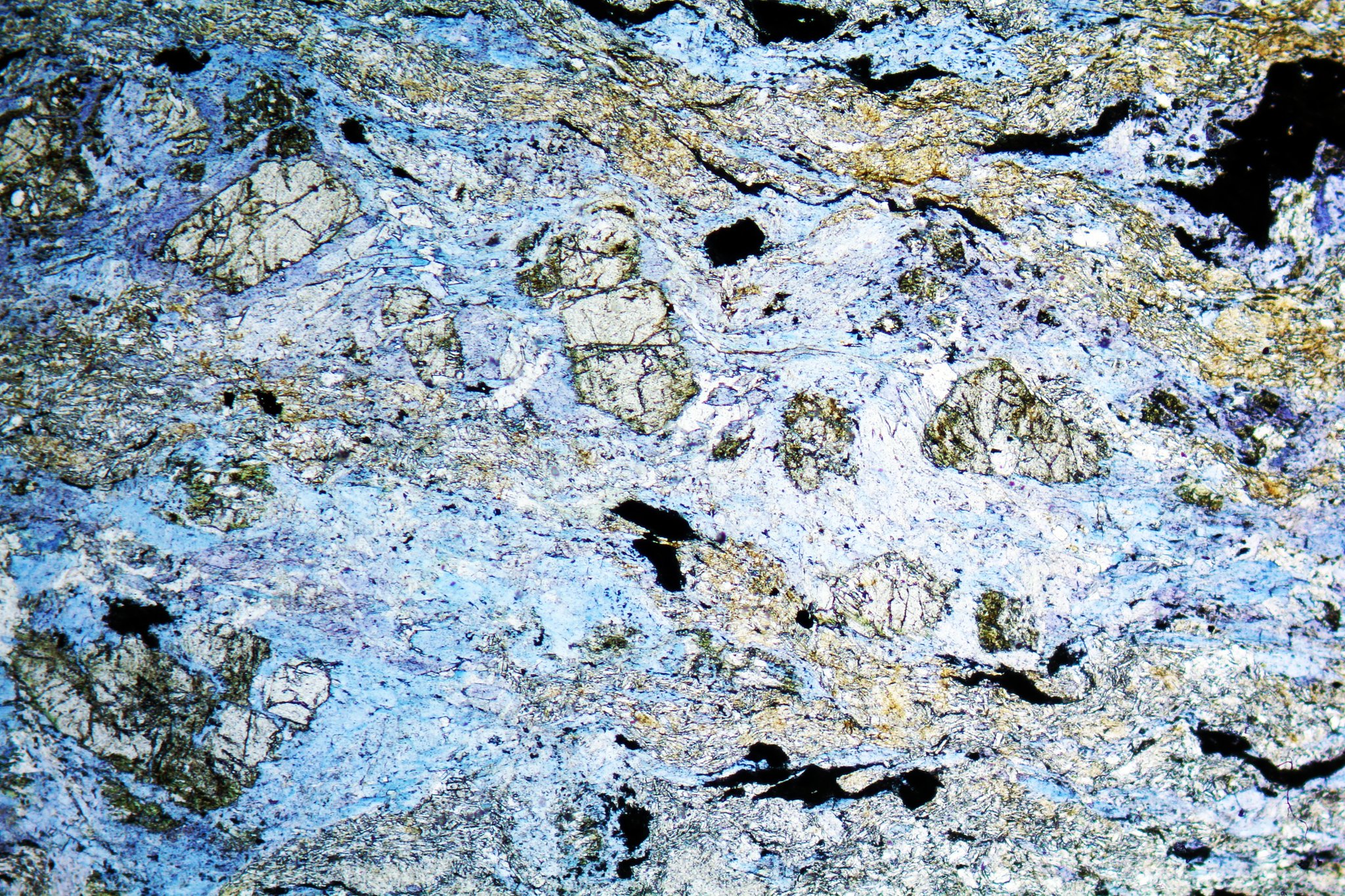 Glaucophane Thin Section