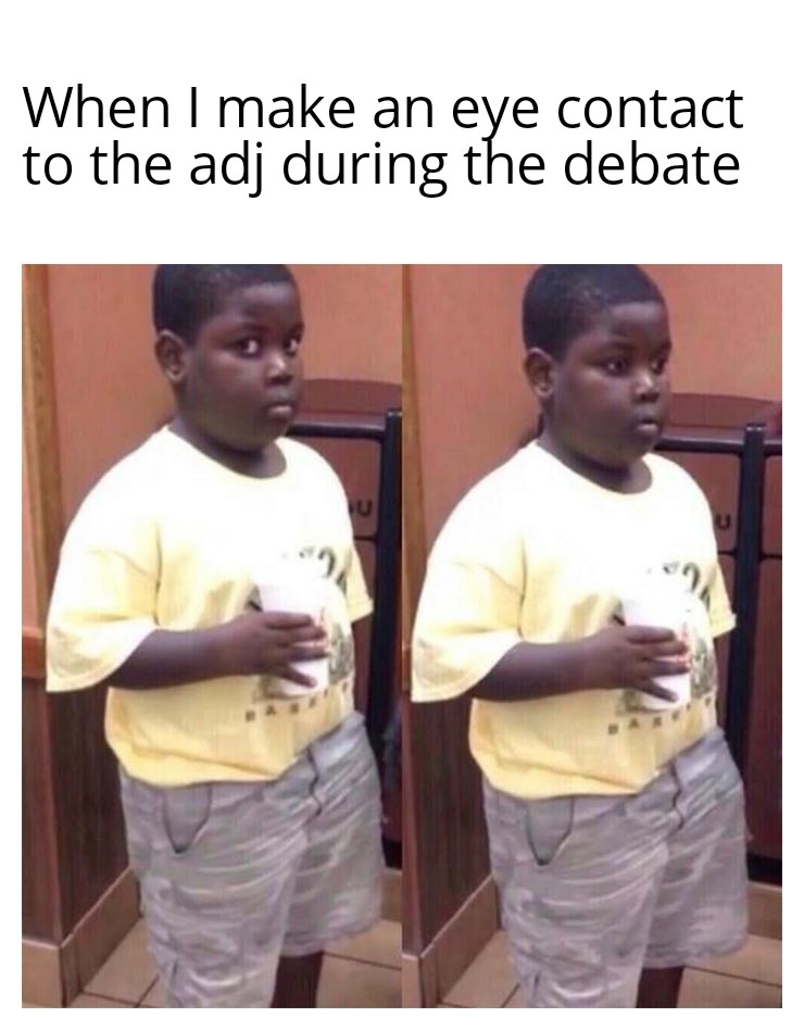 Parliamentary Debate Memes