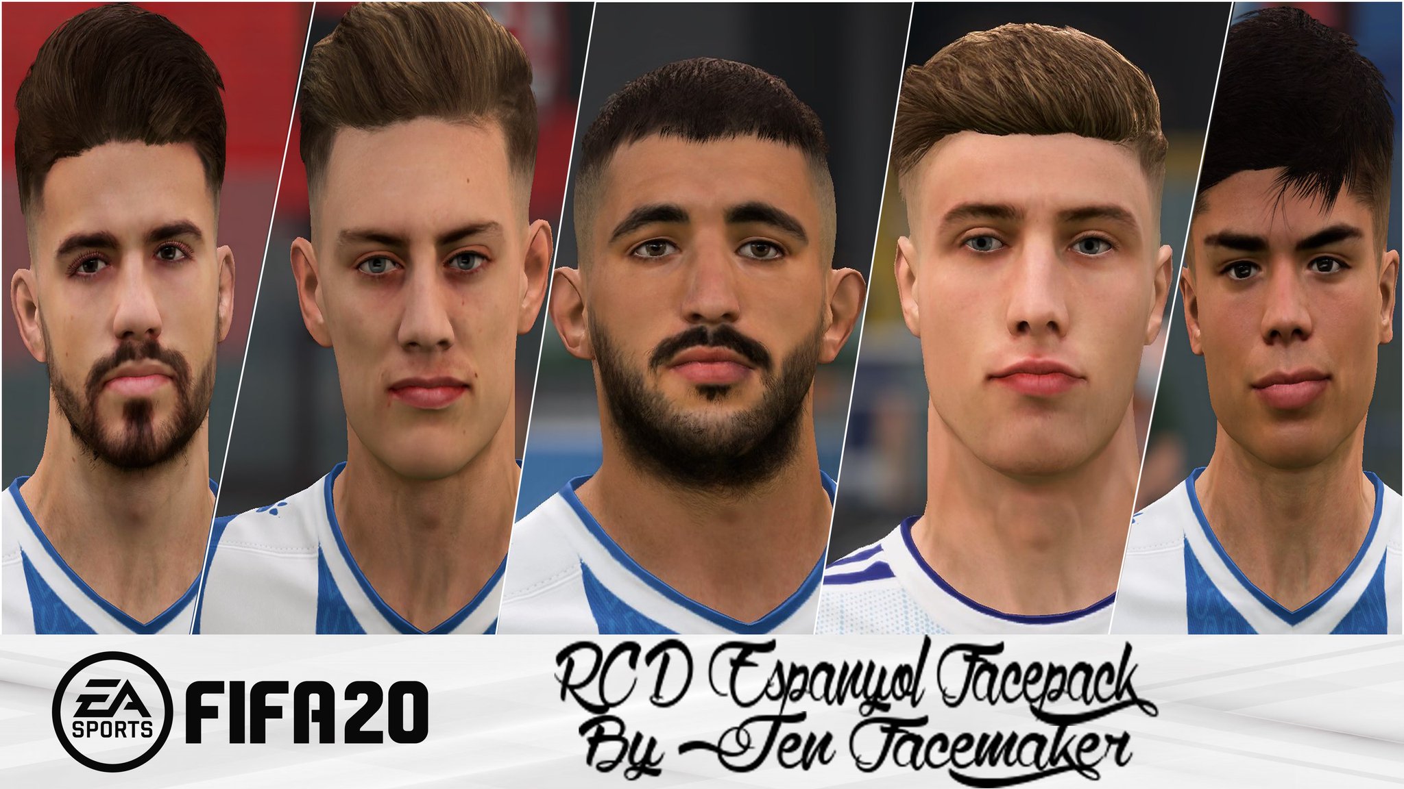 JenAlex_Facemaker on Twitter: "🔹RCD ESPANYOL FACEPACK RELEASED PC | #FIFA20 🔥💪🏽⚽🎮 🔹FOLLOW ME ON ...