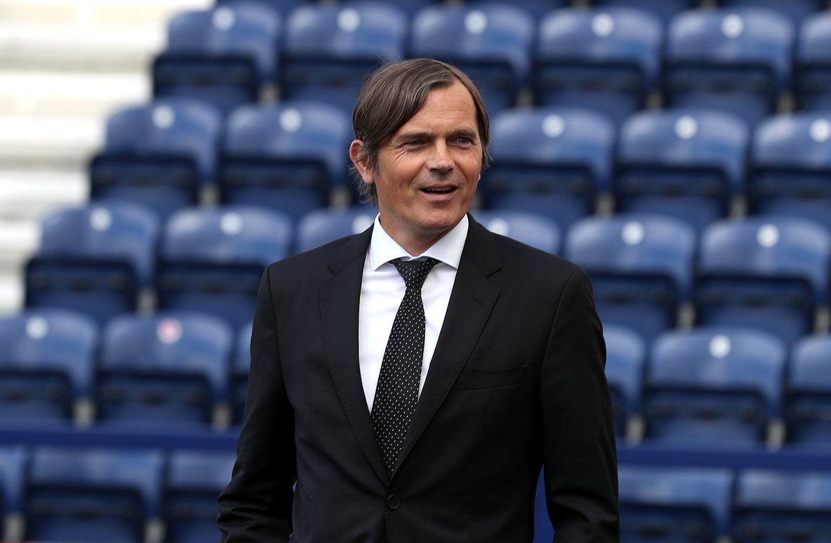 Manager Phillip Cocu arrived a short while ago for his post match press ...
