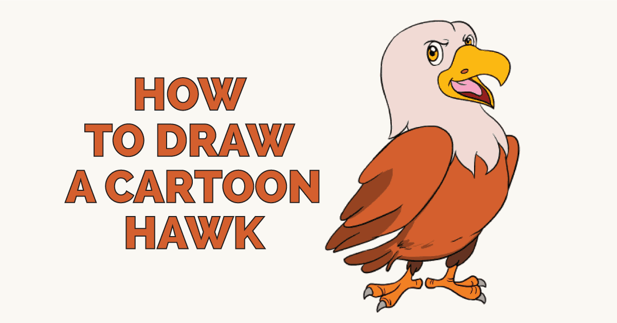 How To Draw A Hawk Step By Step For Kids