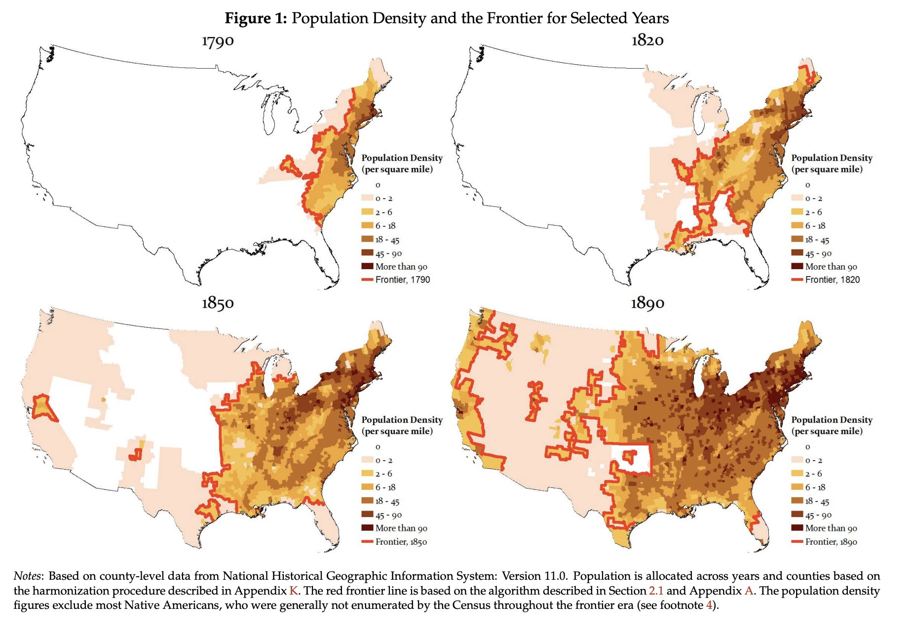 American Frontier Map