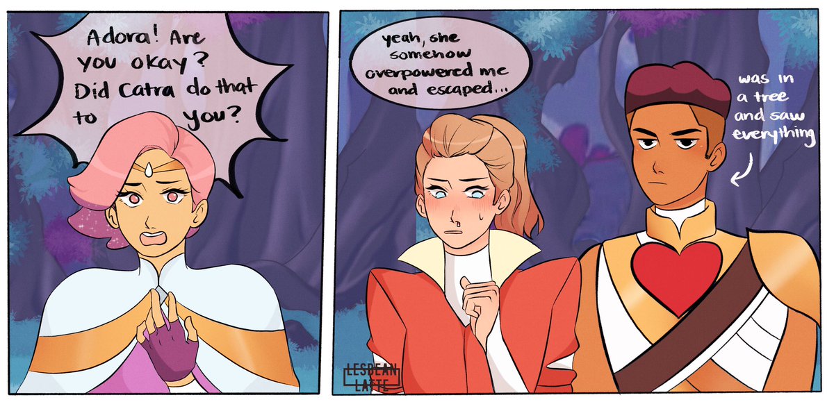 「How does she keep escaping??? ? #spop #shera #catradora 」Meonkee Tran ...