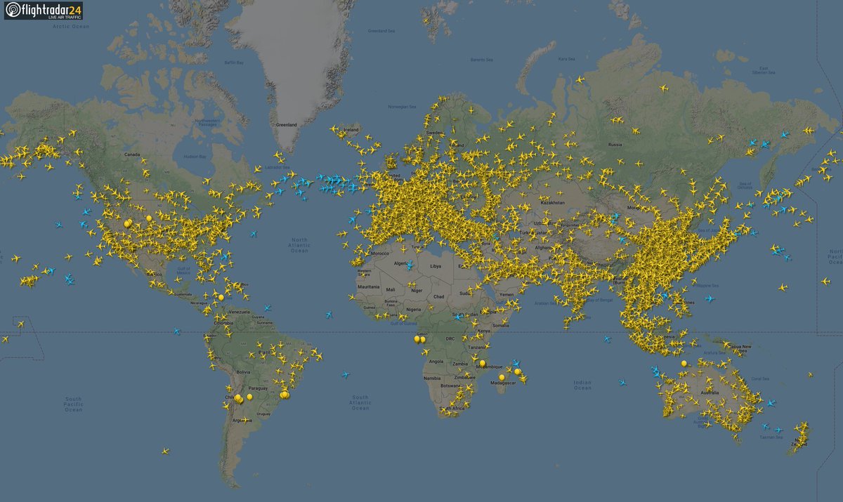 Global commercial air traffic on Monday, 1 July, was up 17% compared to ...