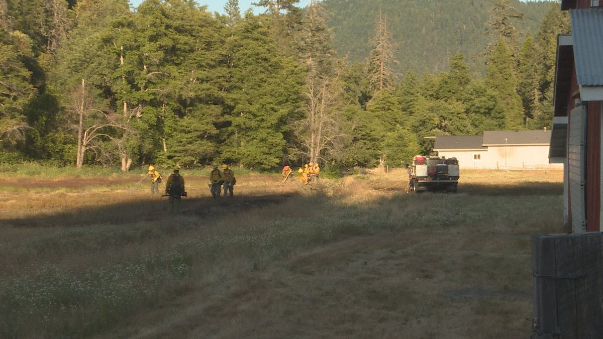 Fire crews responded to a quarter-acre fire on the 900-block of Slate ...