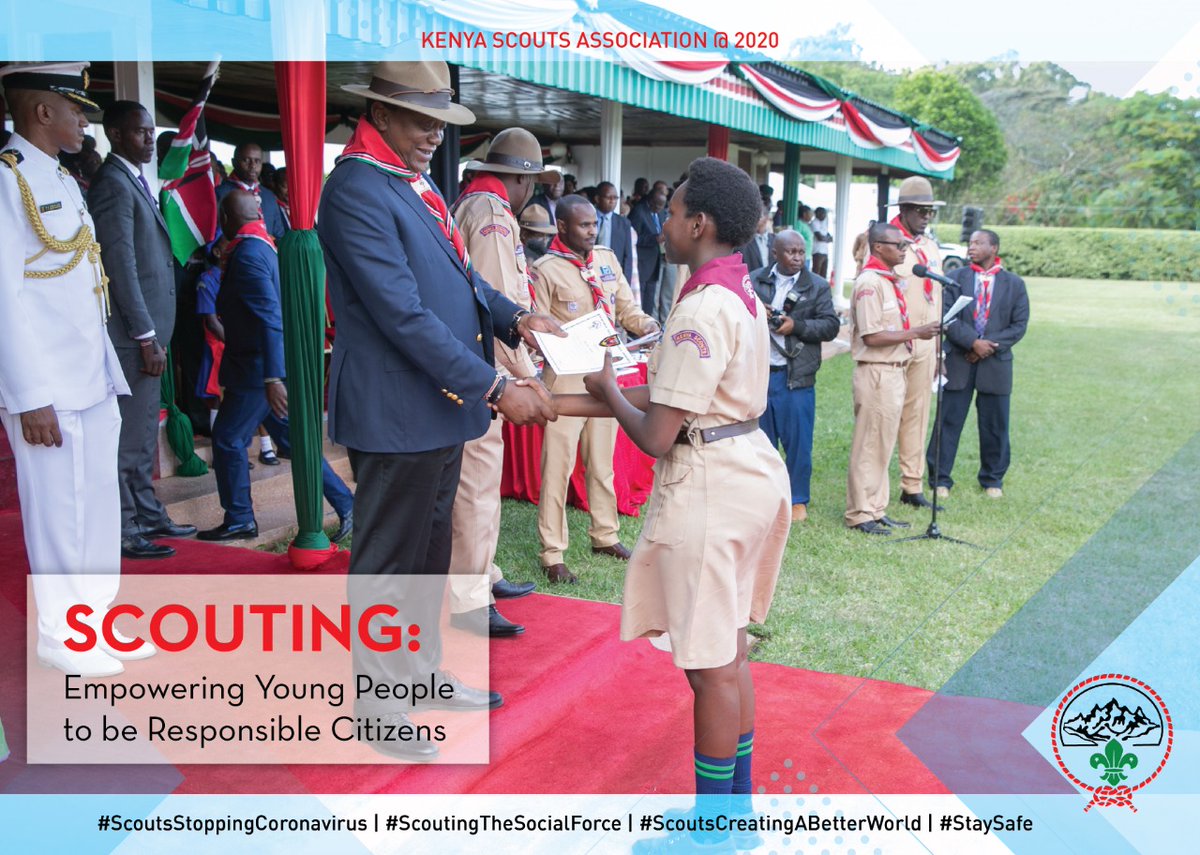 Kenya Scouts Logo Kileva Eastfield Scouting Certificates