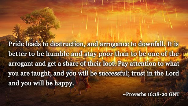 Proverbs Pride And Arrogance