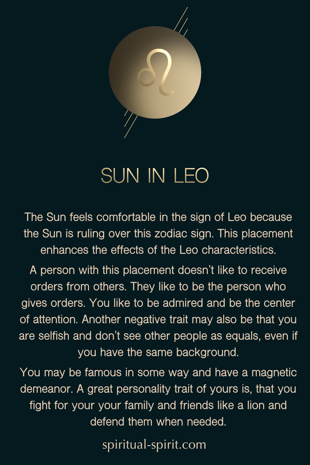 Leo The Lion Characteristics