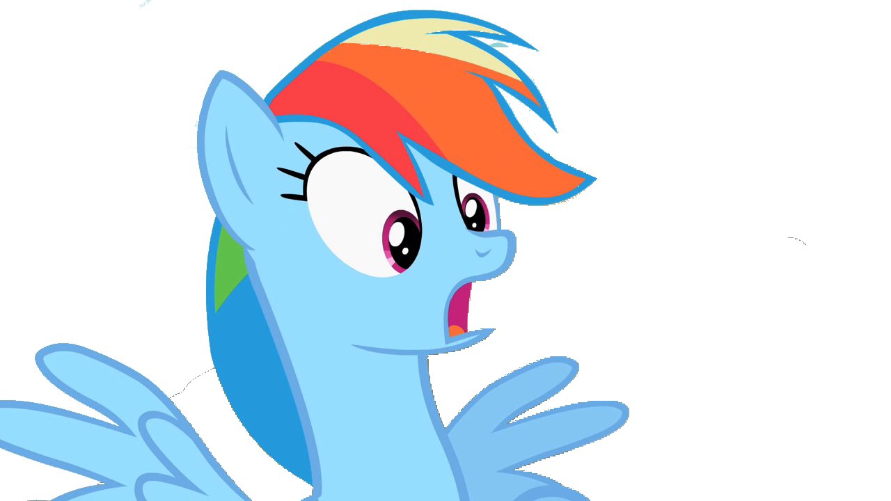 Rainbow Dash Surprised Face