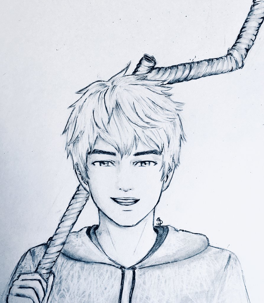 Jack Frost Pencil Drawing