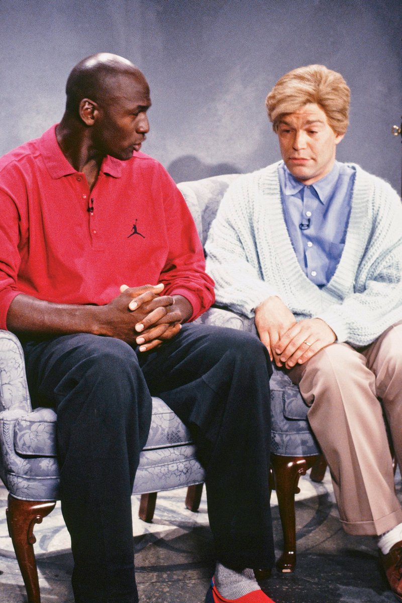 In September of 1991, Michael Jordan hosted the Season 17 premiere of ...