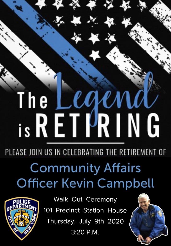 Police Retirement Flyer