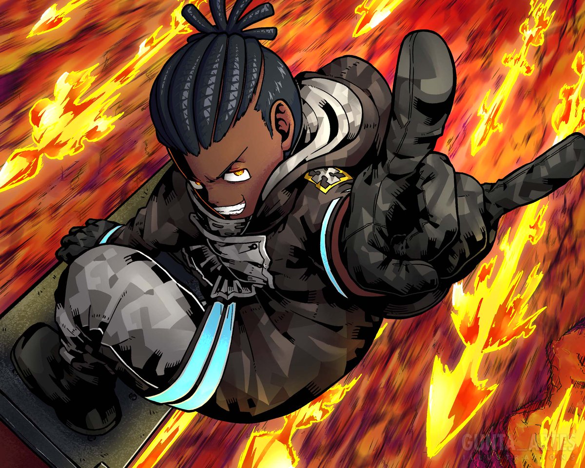 Digital Ogun Fire Force Art & Collectibles etna.com.pe