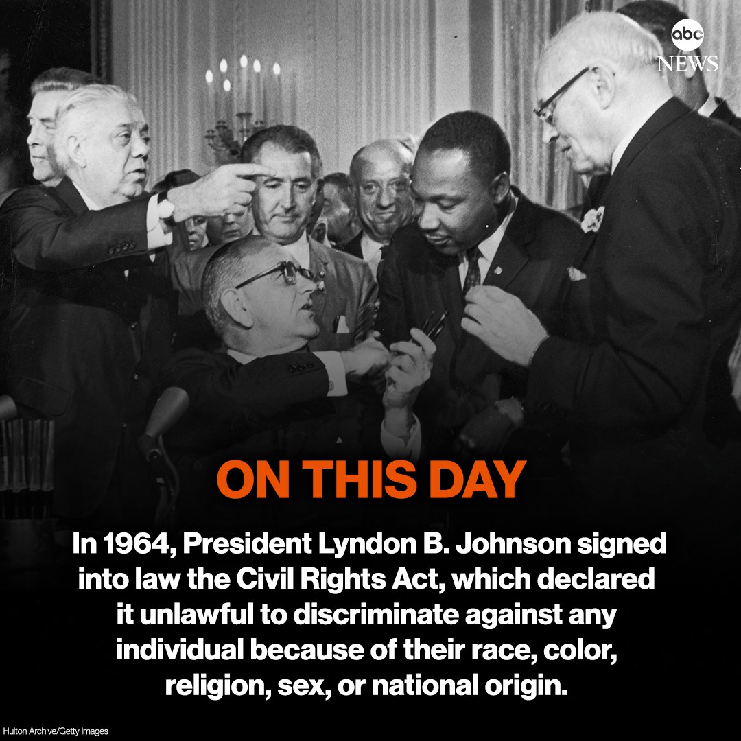ON THIS DAY: In 1964, President Lyndon B. Johnson signed into law the ...