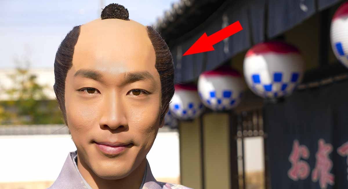 Traditional Samurai Hair