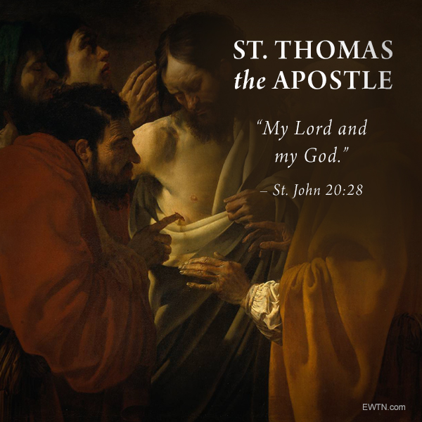 July 3 is the feast day of St. Thomas the Apostle. He is believed to ...
